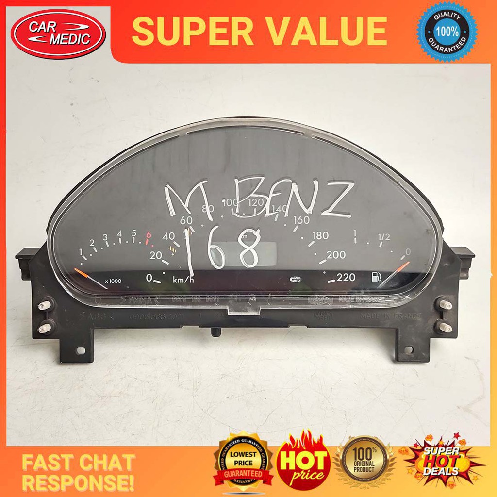 Original Mercedes Benz A-Class W168 Speedometer/Instrument Cluster ...