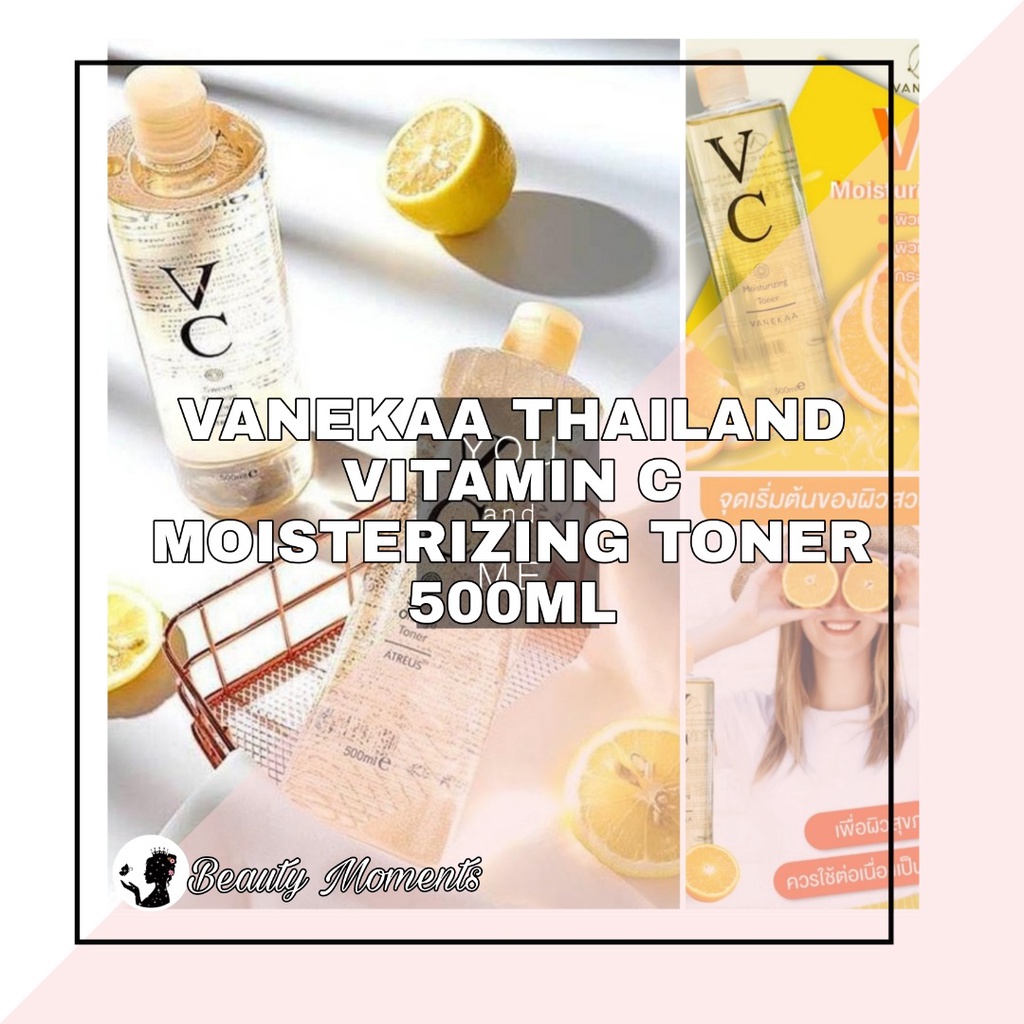ORIGINAL VANEKAA THAILAND VC VITAMIN C MOISTURIZING TONER 500ML ...