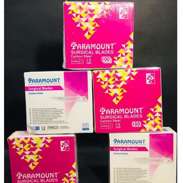 PARAMOUNT SURGICAL BLADES CARBON STEEL | Shopee Malaysia
