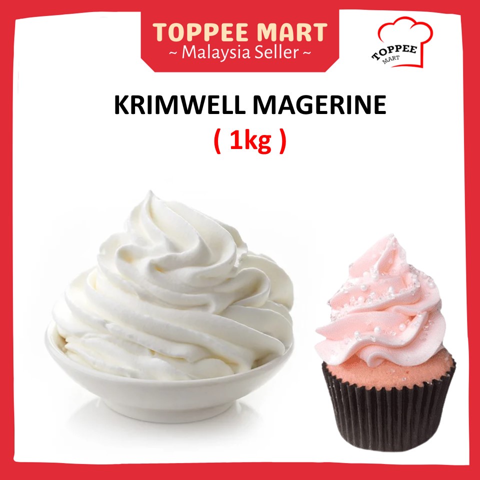 1KG - KRIMWELL / CREAMWELL / KRIMWELL MAGERINE / 起酥油 / BUTTERCREAM ...