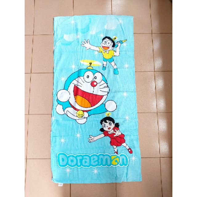 DORAEMON 100% Cotton towel cartoon Tuala Mandi Kartun (READY STOCK ...