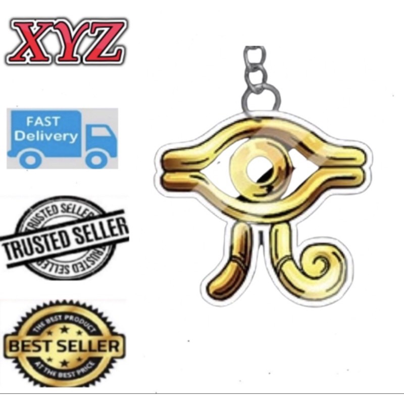 Yugioh Millenium Eye Logo Acrylic Keychain (100% Ready Stock Fast ...