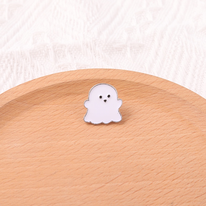 Cartoon Halloween Ghost Lapel Pin Cute Enamel Brooch Backpack Badge ...