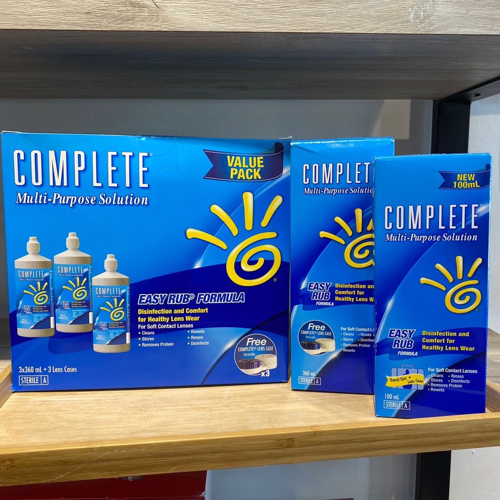 COMPLETE EASY RUB MULTI-PURPOSE SOLUTION 100ML / 360ML / VALUE PACK | Shopee Malaysia
