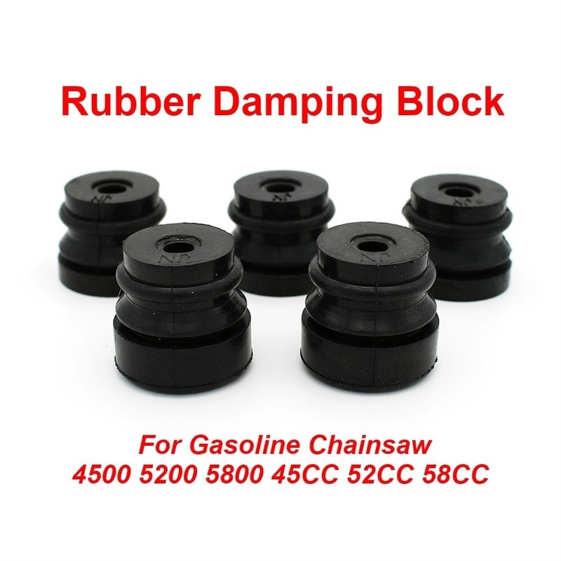 Replacement Rubber Damping Block for Gasoline Chainsaw 45CC 52CC 58CC ...