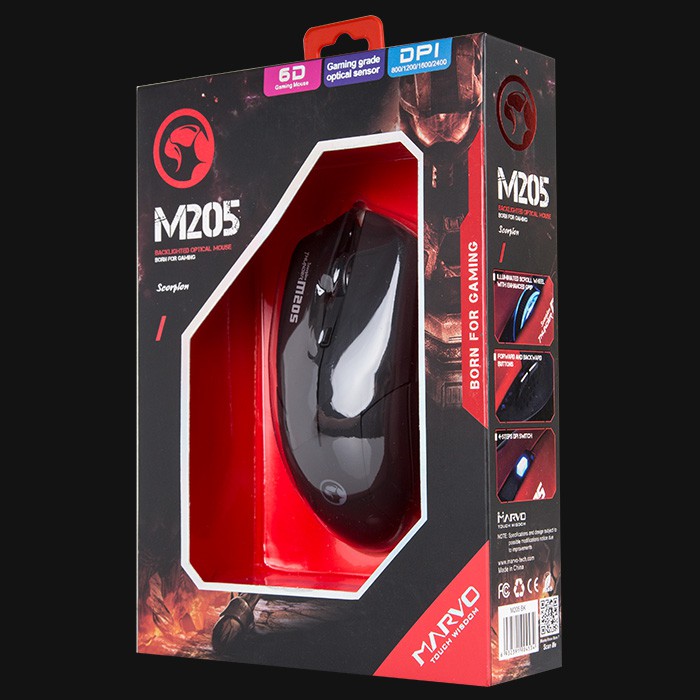 MARVO M205 Scorpion Gaming Mouse | Shopee Malaysia