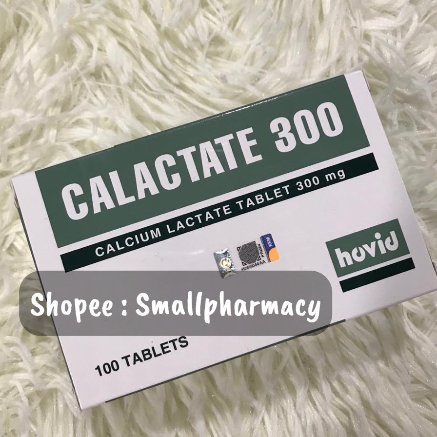 Hovid Calactate Calcium Lactate 1box (300mg x 100's) | Shopee Malaysia