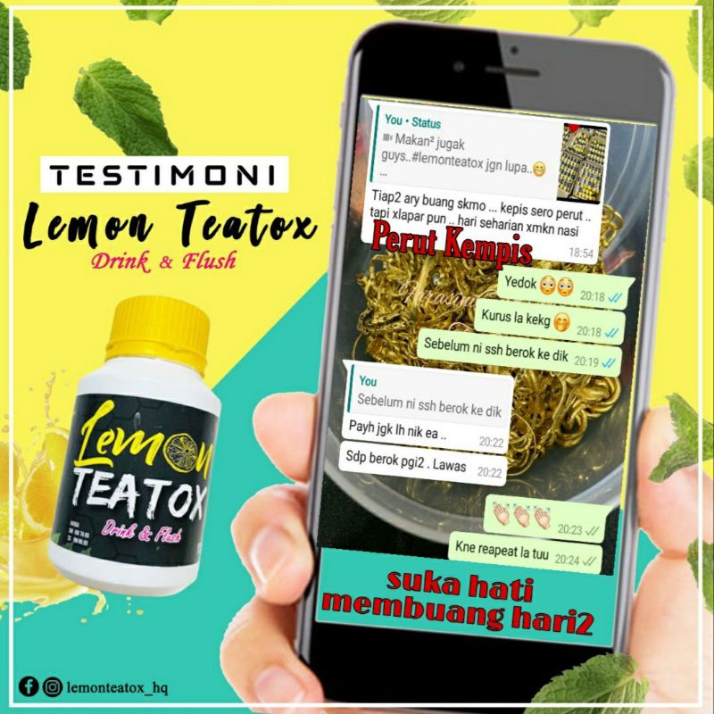 Lemon Teatox original merdeka | Shopee Malaysia