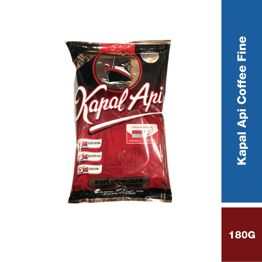 Kapal Api Coffee Fine (158g) | Shopee Malaysia