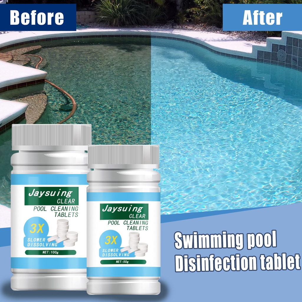 Swimming Pool Effervescent Tablets Swimming Pool Cleaning Instant ...