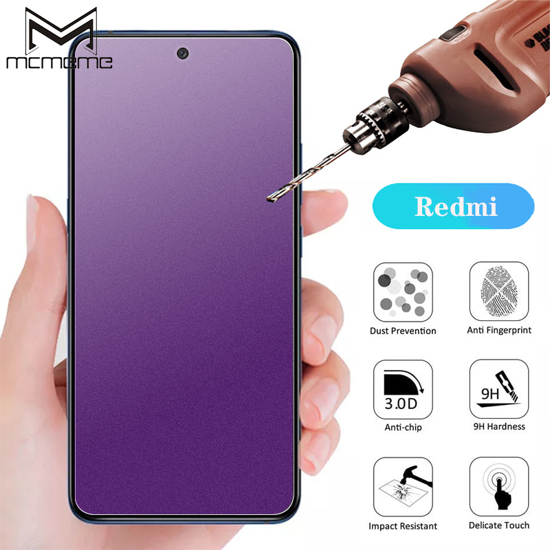 9H Matte Anti Blue Light Ray Tempered Glass Screen Protector Xiaomi ...