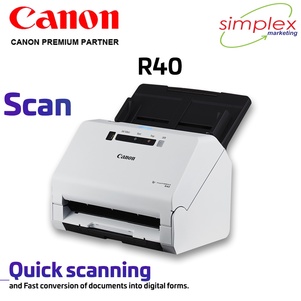 Canon imageFORMULA R40 Document Scanner | Shopee Malaysia