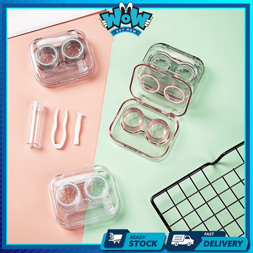 TRAVEL CONTACT LENS CASE PORTABLE CONTACT LENS BOX CUTE CONTACT LENS ...