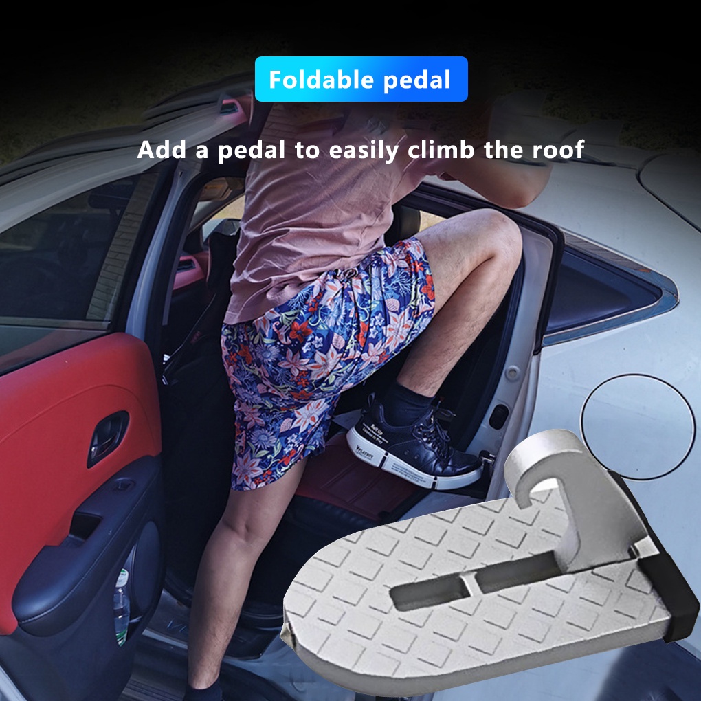 Multifunction Foldable Car Roof Rack Step Car Door Step Universal Latch ...