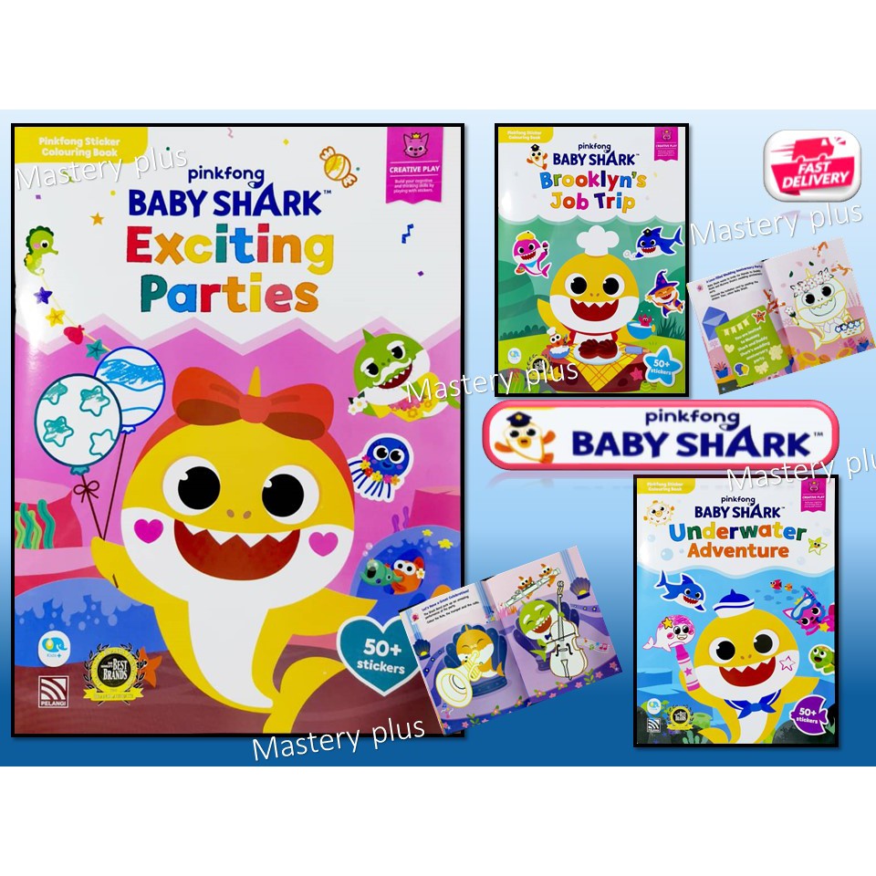 BABY SHARK FIRST WORDS & STORYBOOK | PHONICS & MATHS ACTIVITY BOOK ...