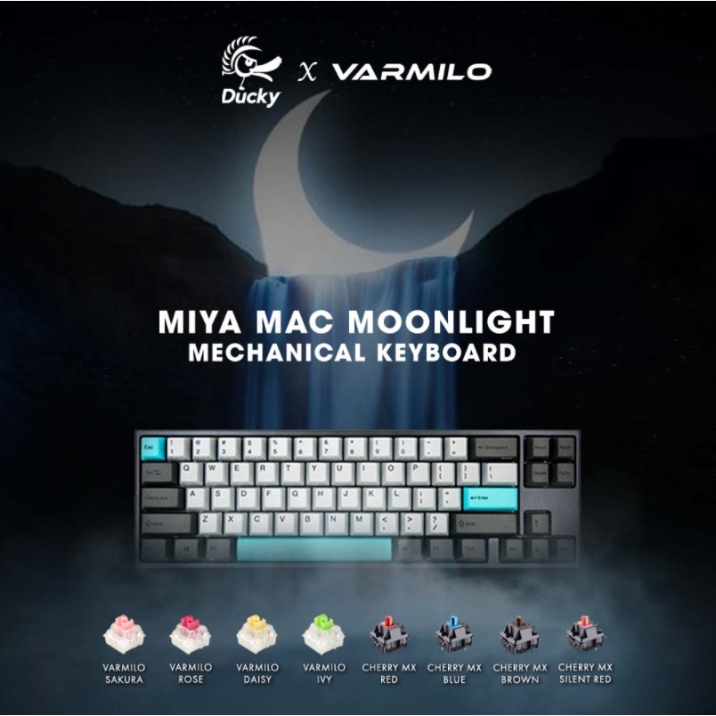 # Ducky x Varmilo MIYA Mac Moonlight - 65% Dye Sub PBT Mechanical ...