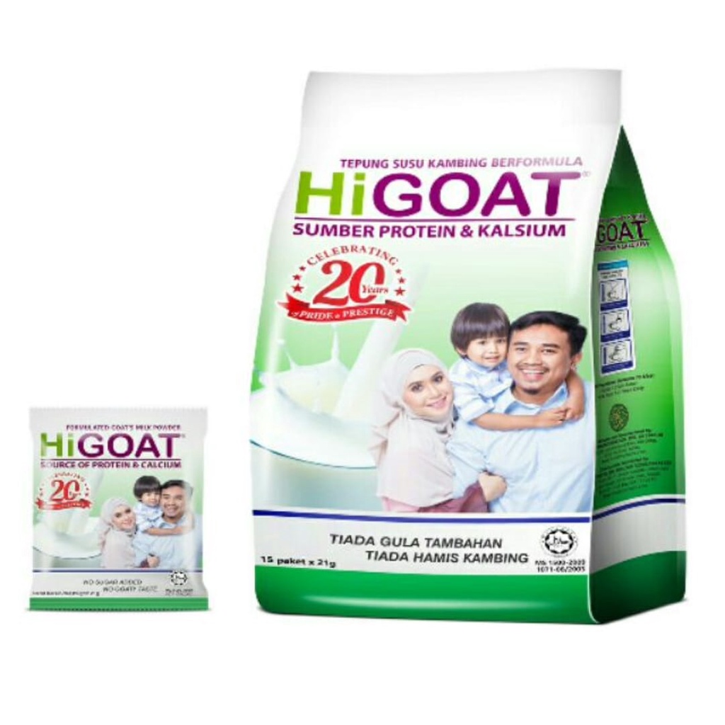 HI GOAT MILK 15SACHET minuman untuk membantu masalah gastrik dan ...