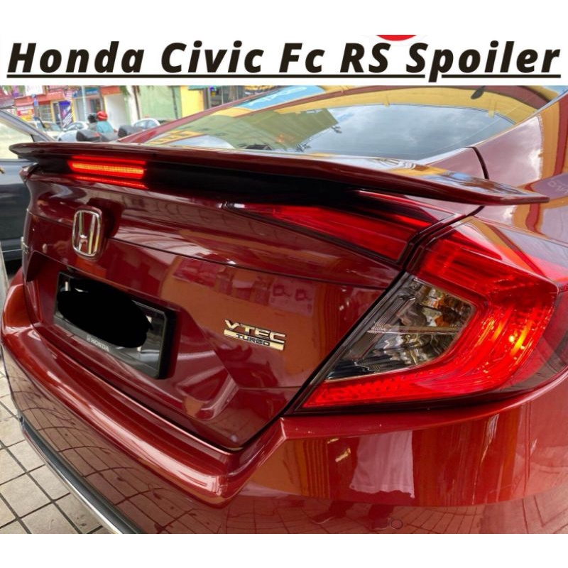 Honda Civic FC Tea 2016-2021 Rs Boot Spoiler With Led Lamp (ABS ...
