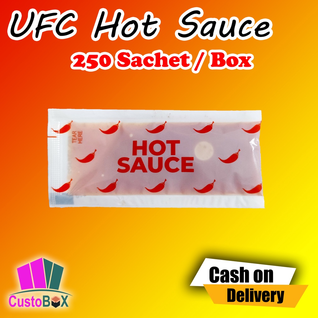 Hot Sauce / UFC / 1 Box = 250pcs 7g | Shopee Malaysia
