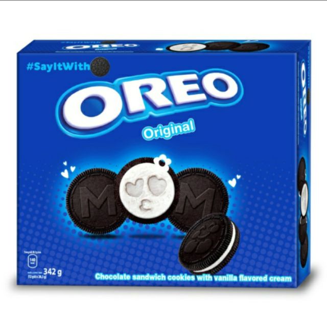 Combo of 2 boxes of Oreo Vanilla ice cream cookies 342g. (2 boxes of 24 ...
