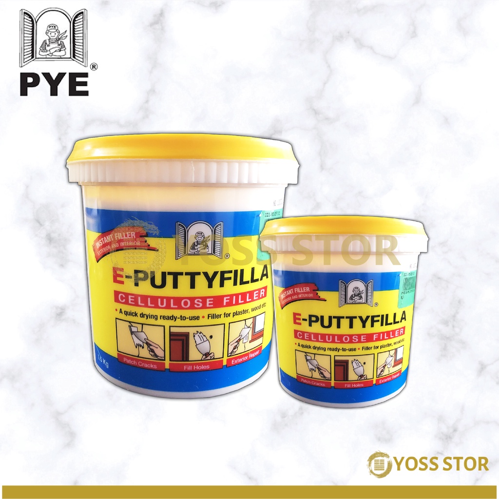 YOSS PYE E-Putty Filla Exterior & Interior Crack Filler Fila Fast Dry ...