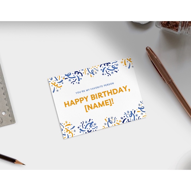 Custom Birthday Greeting Card, Custom Birthday Greeting Card, Birthday ...