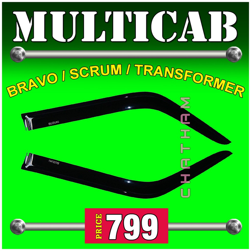 Suzuki Multicab Bravo Scrum Transformer (( Rain Visor ) Rain Guter ...