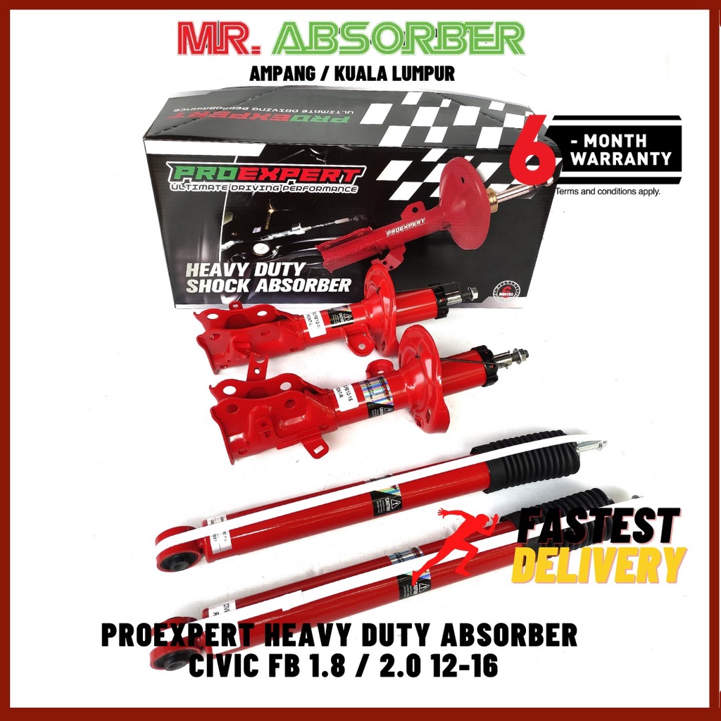 Absorber Heavy Duty Proexpert Honda Civic FD& Civic FB | Shopee Malaysia