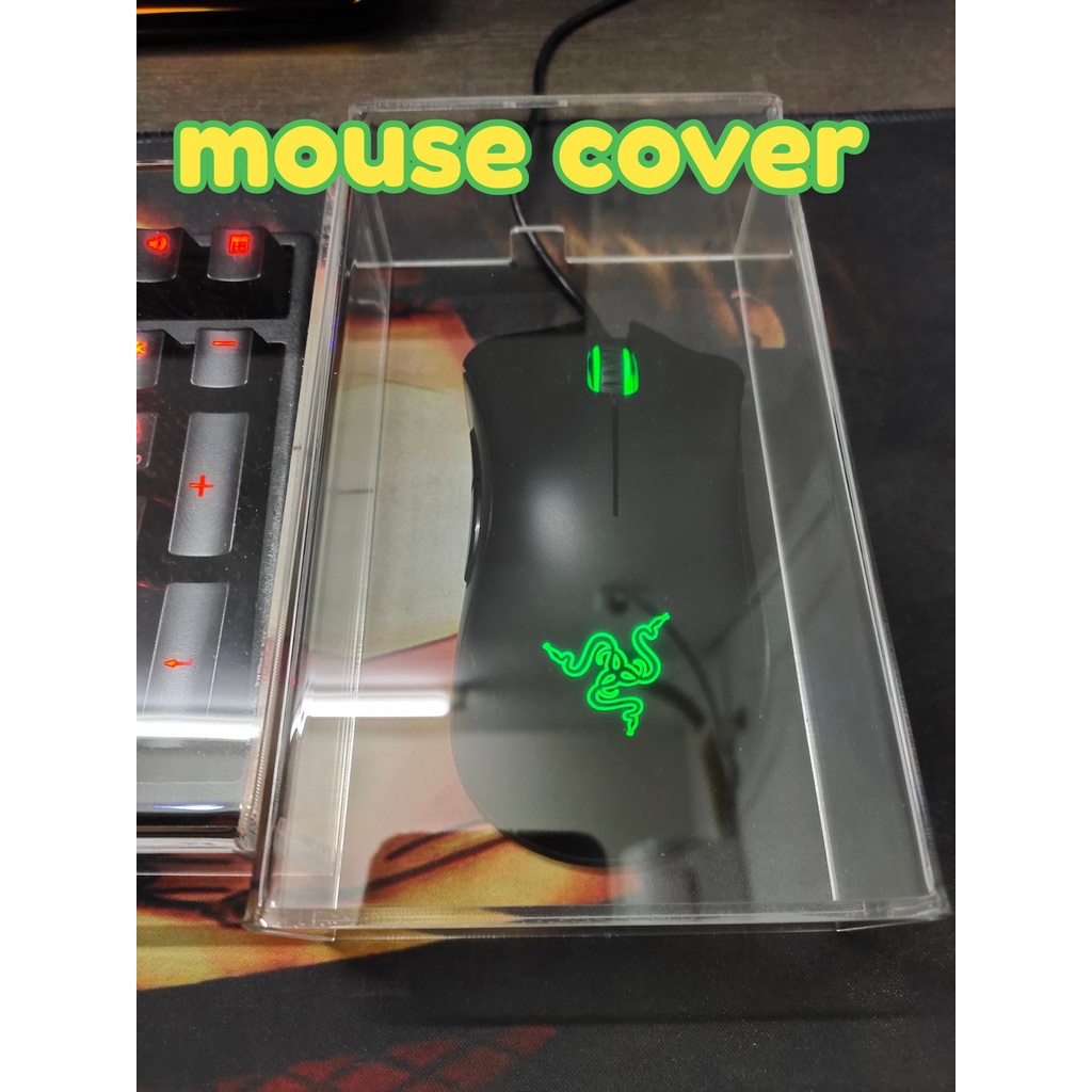 Transparent acrylic mouse dust cover | Shopee Malaysia
