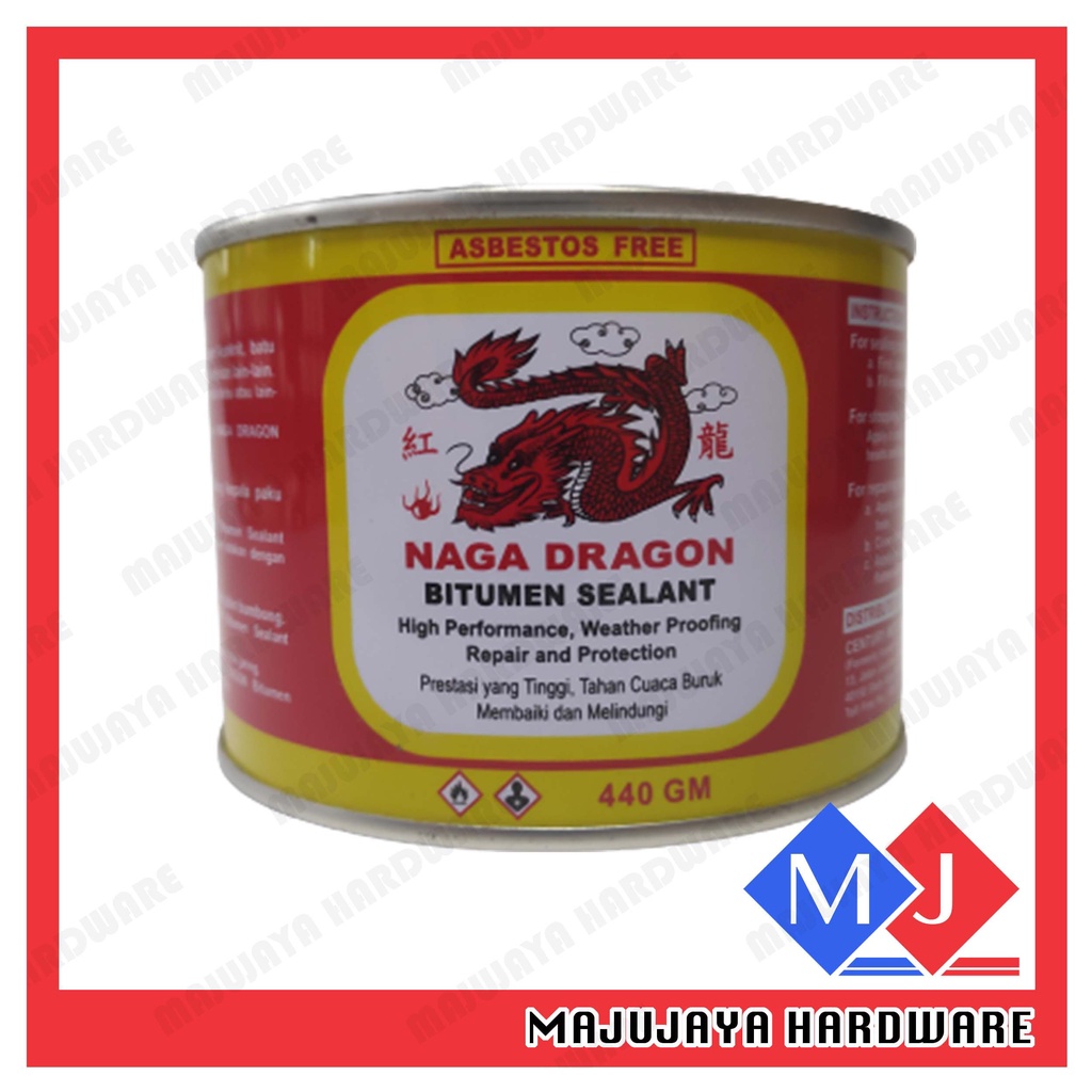 NAGA DRAGON Bitumen Sealant Compound Gam Bumbung Zink Penampal Bocor ...