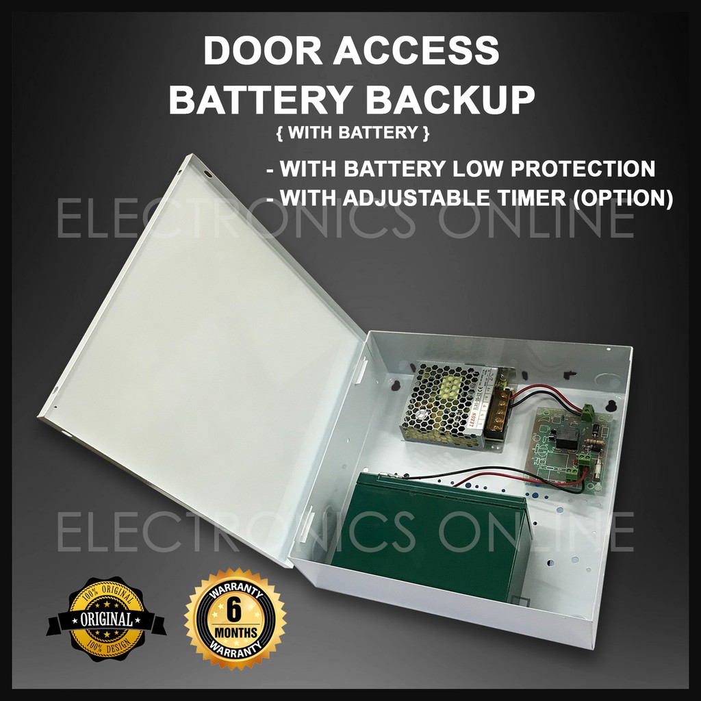 Door Access Power Supply Battery Backup Door Access Power Supply (WITH ...