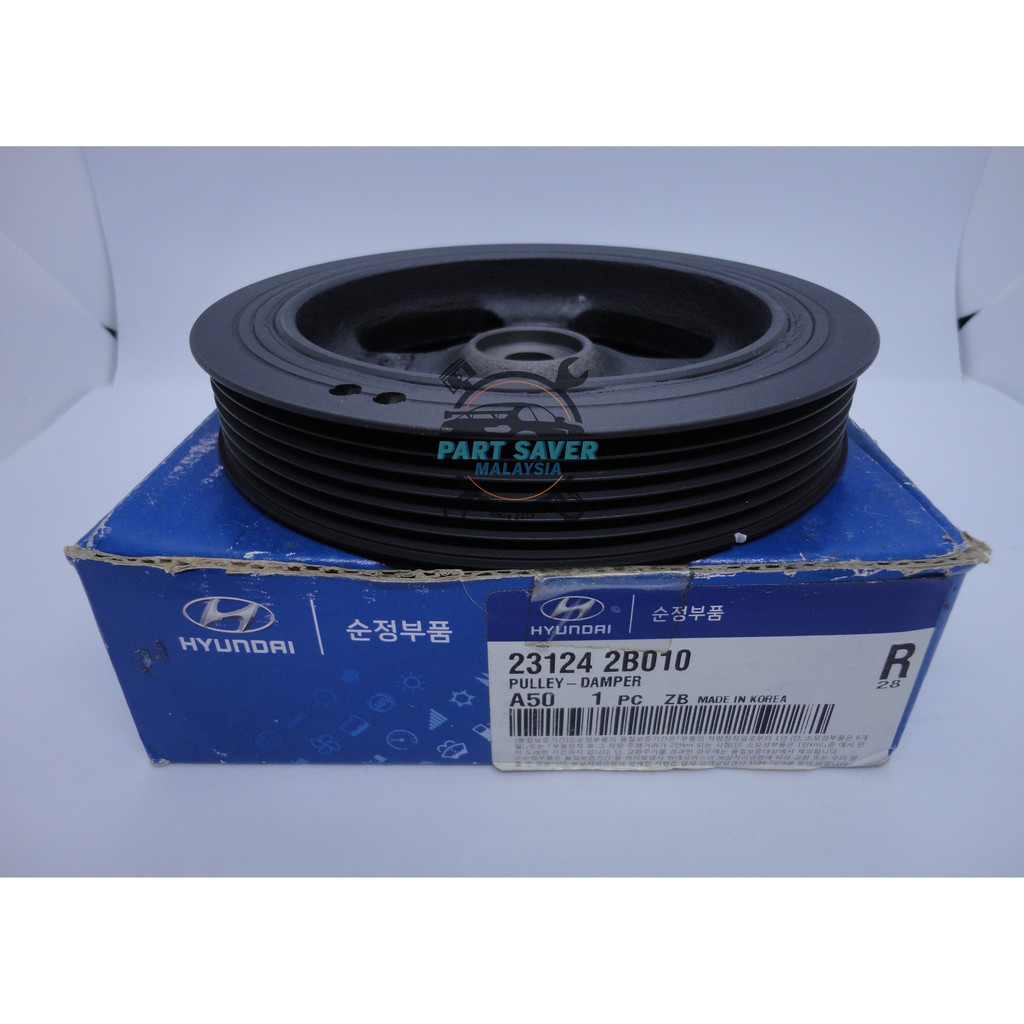 23124-2B010 GENUINE KIA HYUNDAI CRANKSHAFT PULLEY / 23124-2B000 / KIA ...