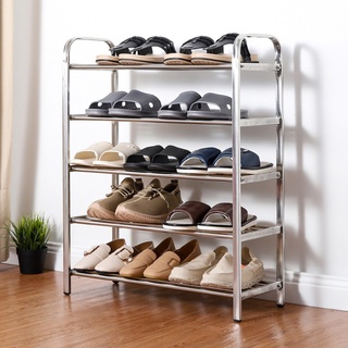 🇲🇾READY STOCK🌈Multi-layer Stainless Steel Shoes Rack Rak Simpan Kasut ...
