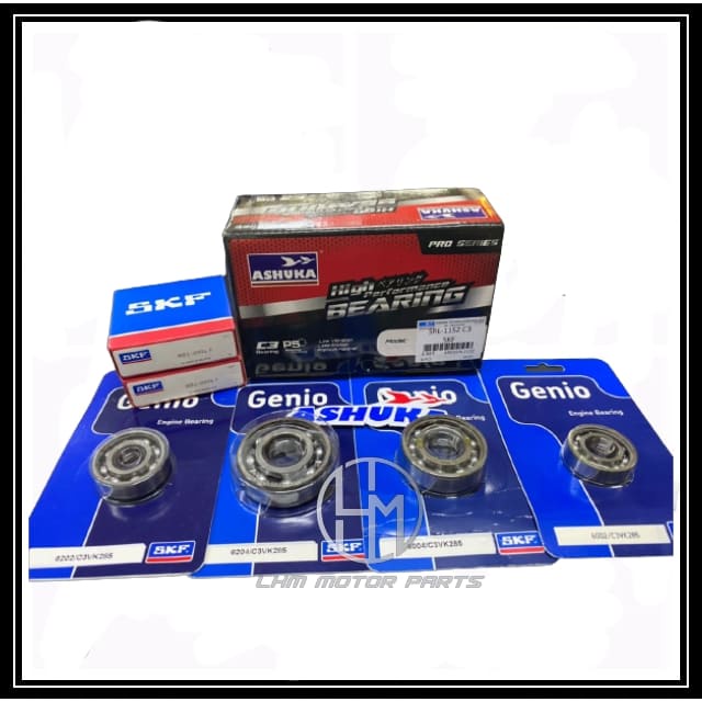 ASHUKA RACING ENJIN ENGINE BEARING SET KRISS/EX5DREAM/WAVE100/LC4S/LC5S ...