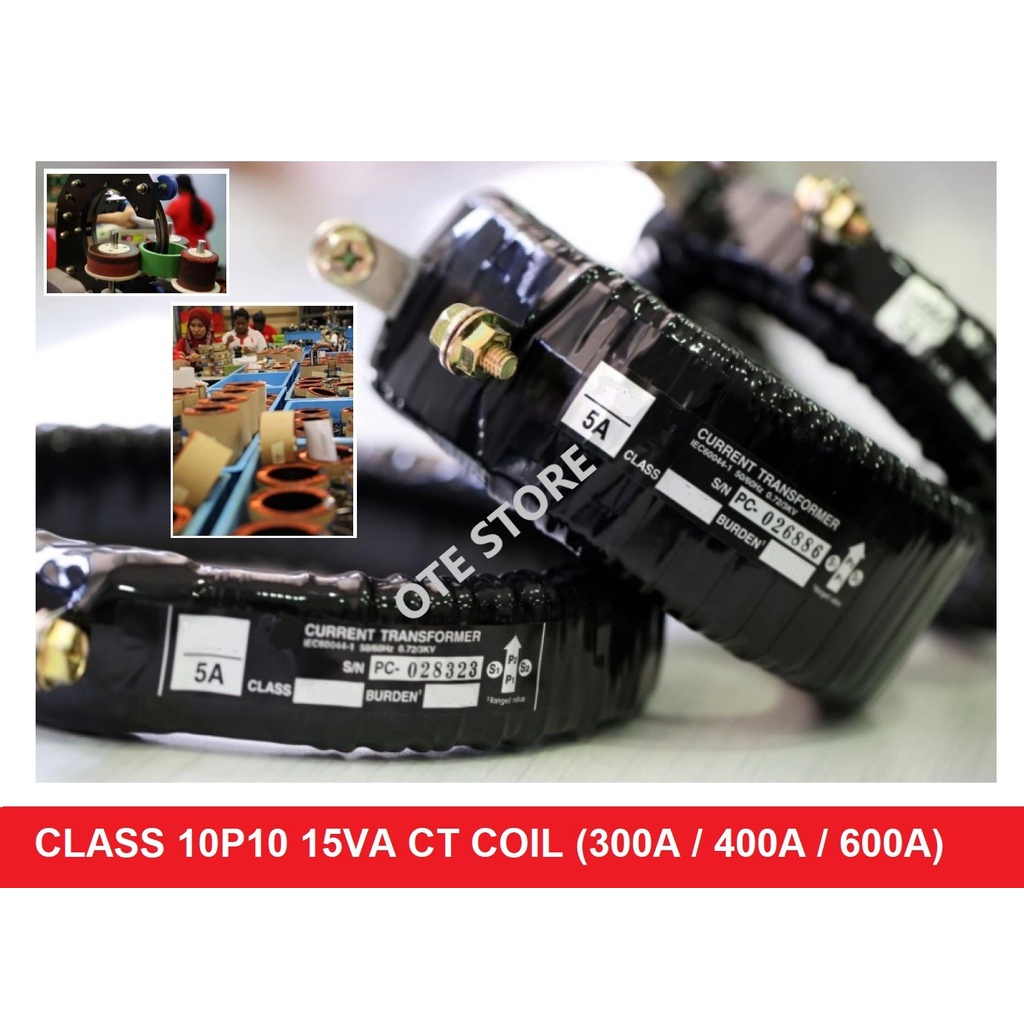 CLASS 10P10 15VA CURRENT TRANSFORMER CT COIL(300A / 400A / 600A ...
