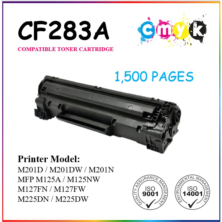 Compatible Toner HP CF283A 83A CF283 283A 283 - M201 M125 M125A M127FN ...