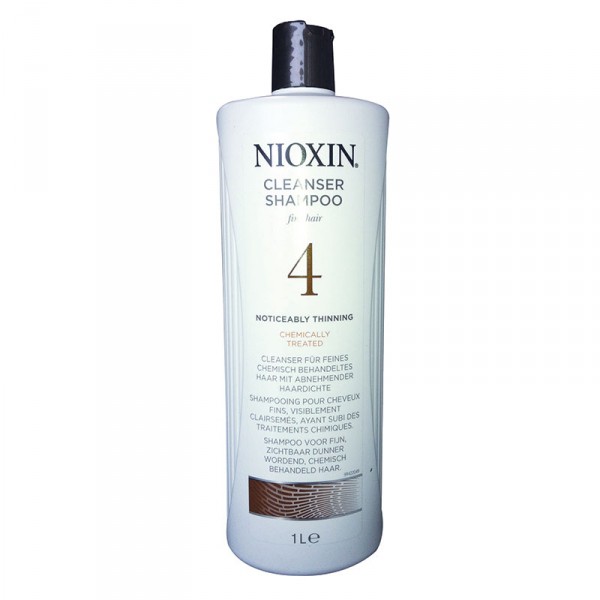 Nioxin System No.4 Cleanser Shampoo (For coloured, progressed thinning ...