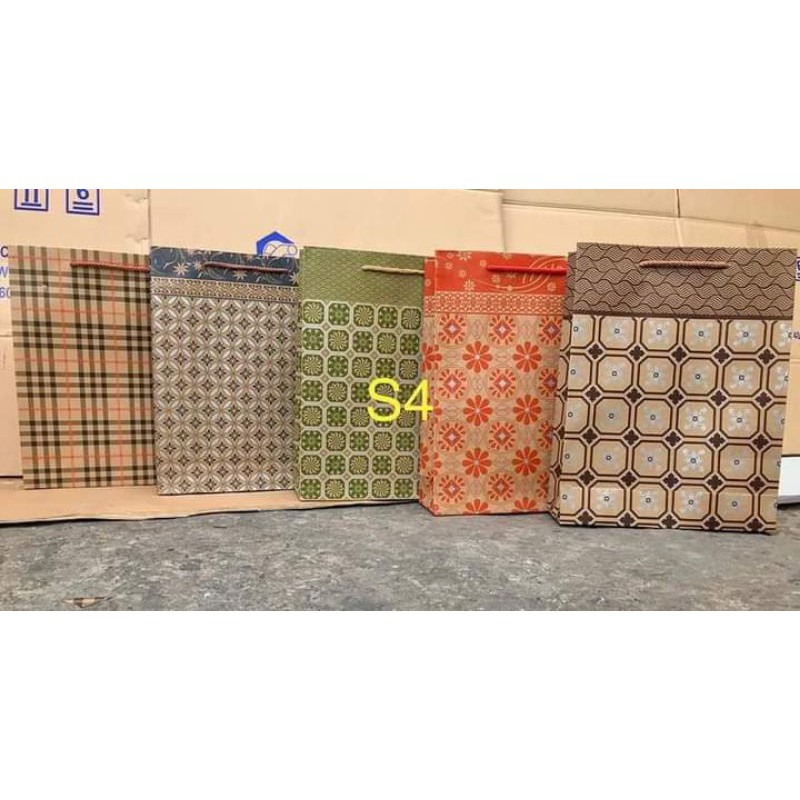 10 Paper Bags For Gift Number 4 Size 22x30x8cm | Shopee Malaysia