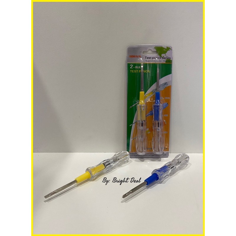 2-Way Test Pencil Series (Flat Head and Phillips Head type) | Shopee ...