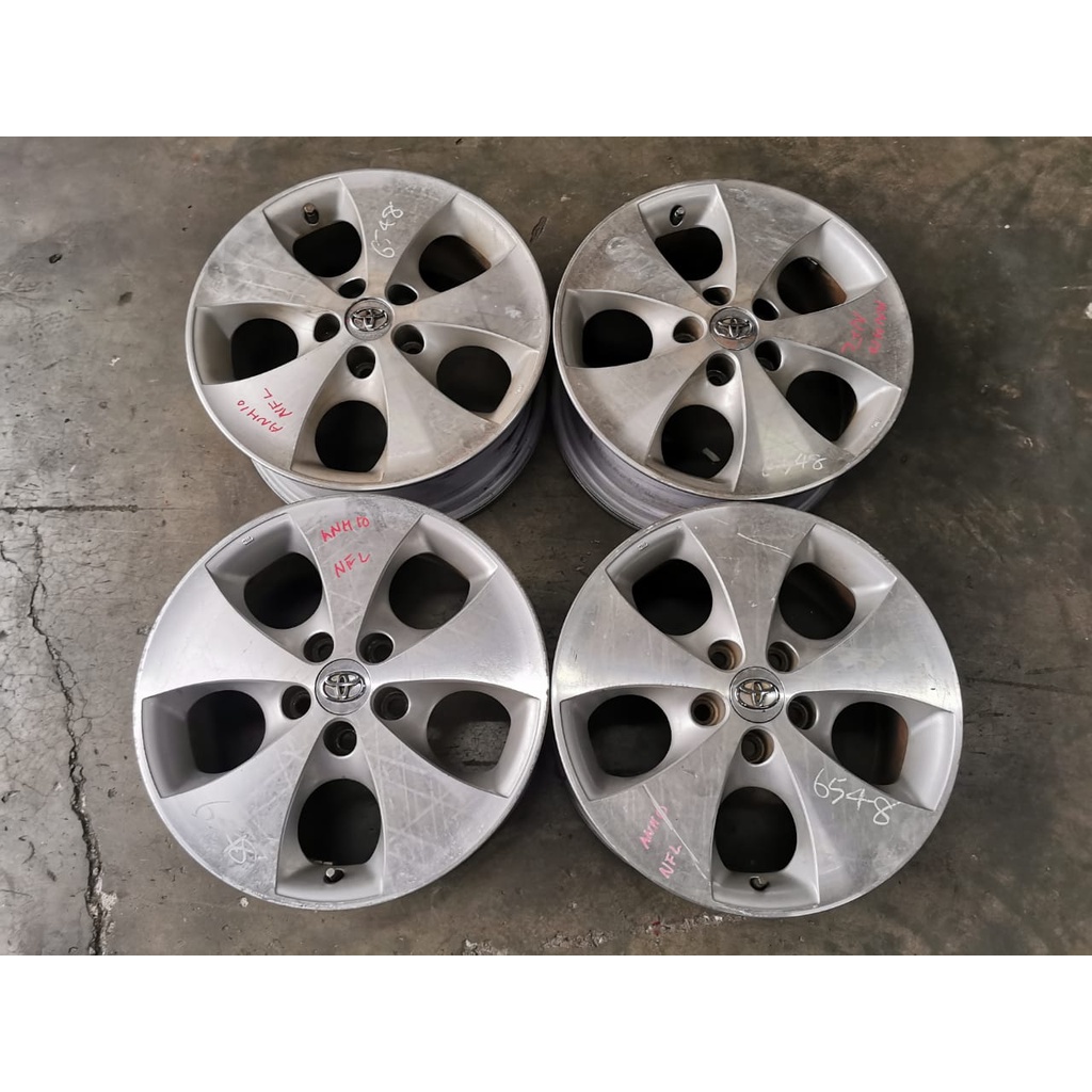 Toyota Alphard ANH10 MNH10 NFL Sport Rim 17 Inch 5H PCD114.3 7JJ Off+45 ...