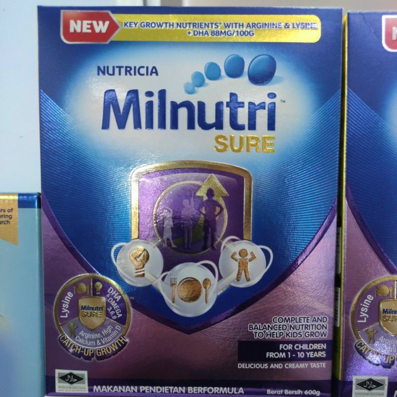 Nutricia Milnutri Sure 1-10 years ( 600g / 1.2kg ) | Shopee Malaysia