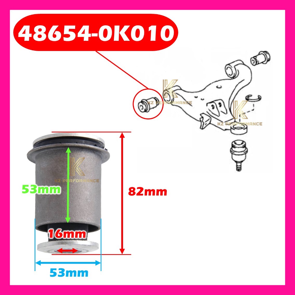 TOYOTA INNOVA TGN40 / INNOVA TGN140 / TOYOTA HILUX KUN15 2WD / FRONT ...