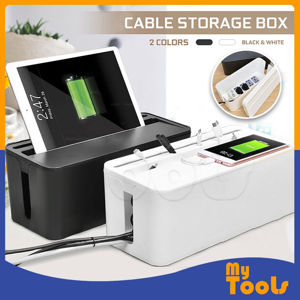 Mytools Wire Organizer Box Power Strip Cable Management Box Organizer ...