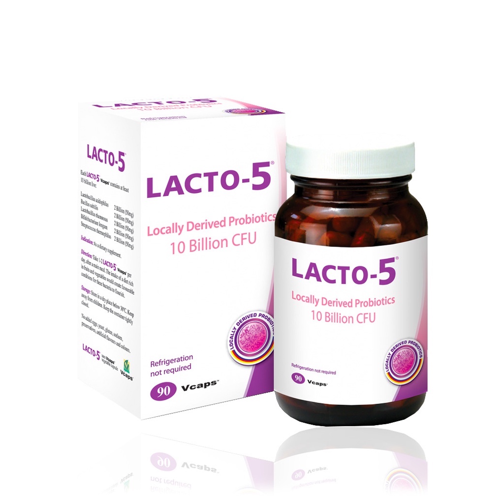 LACTO-5® (PROBIOTICS) 90 capsules | Shopee Malaysia
