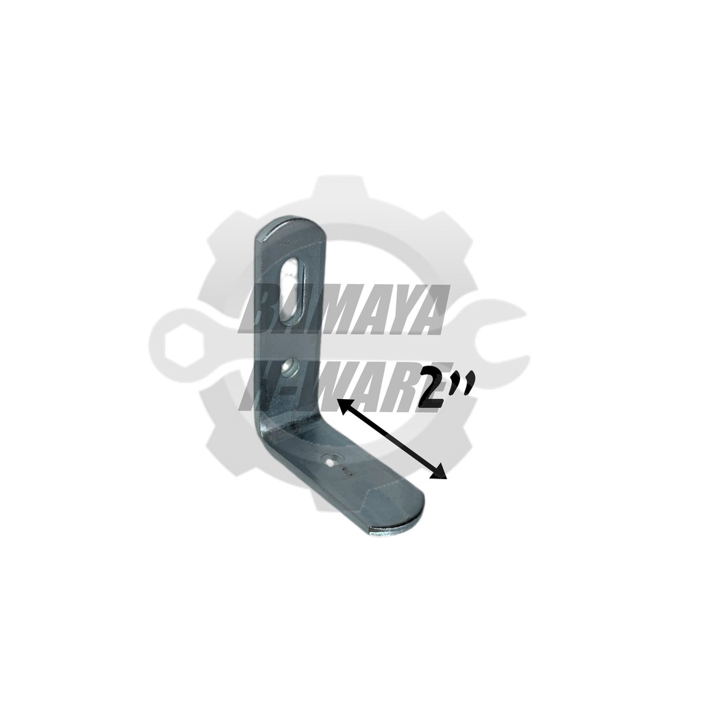 Steel Metal L Bracket. 2''-7'' L Angle Bracket. L Bracket. Zinc Plated ...