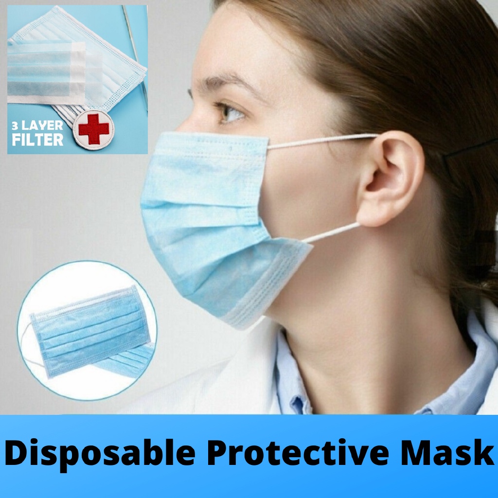 💥READY STOCK💥Disposable Masks Medical Mask Surgical Mask 3-Ply Anti ...