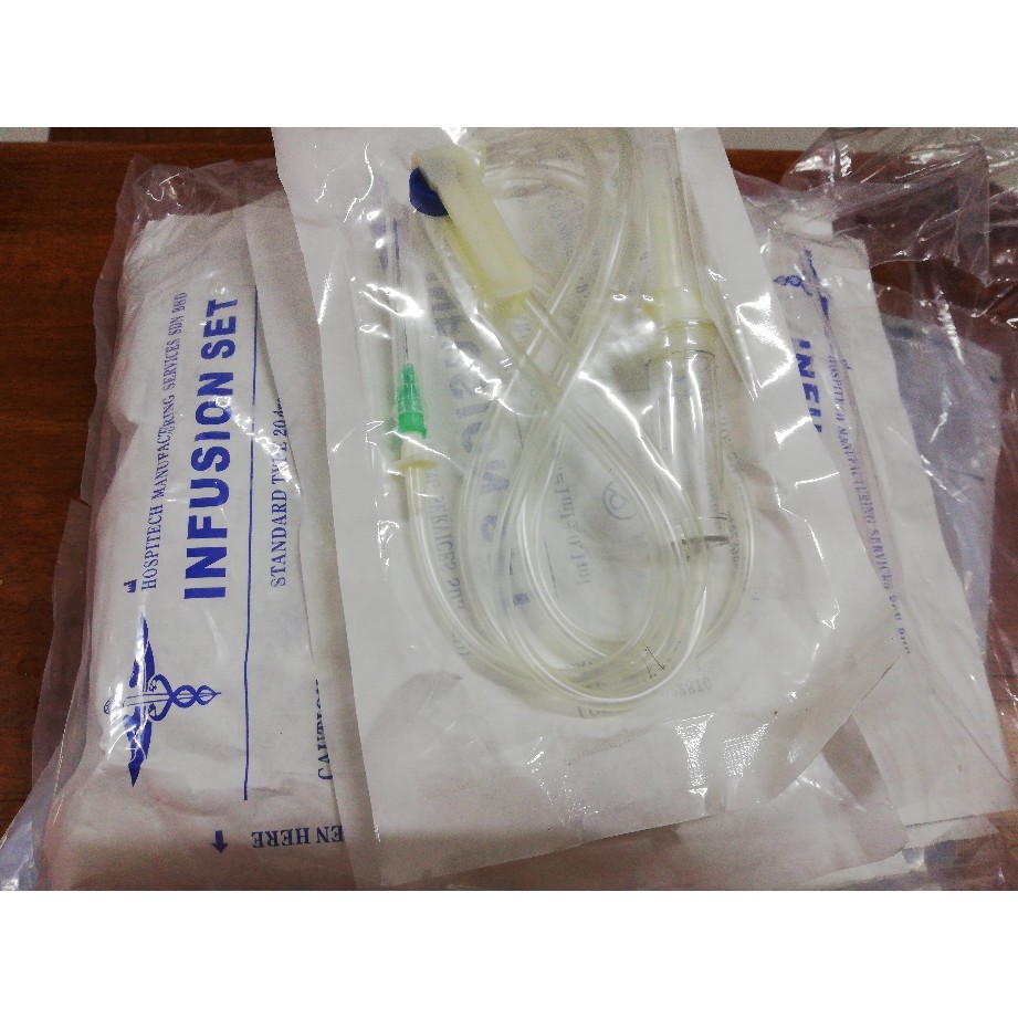 Hospitech IV Infusion Drip Simple Set (20pcs/pouch) | Shopee Malaysia