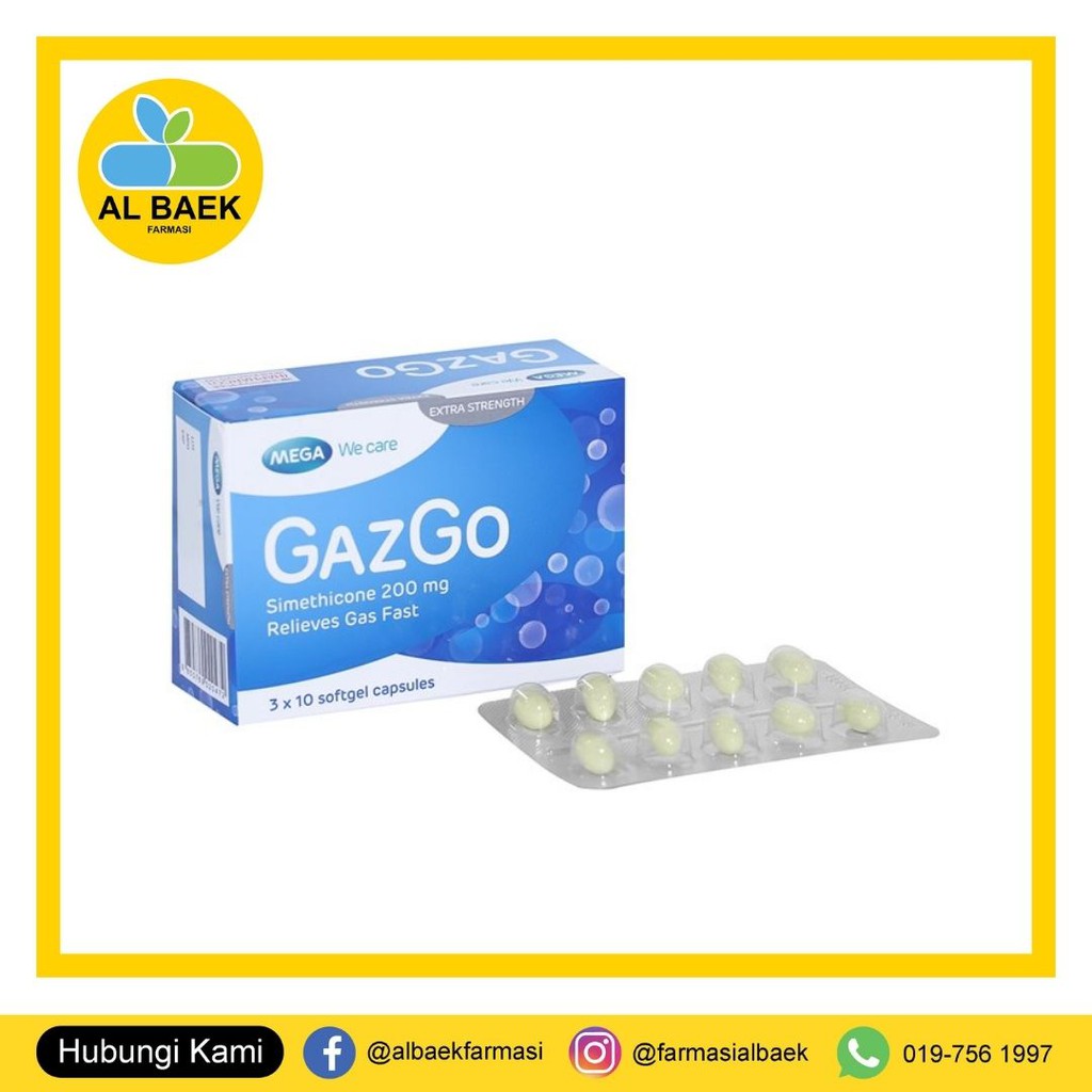 MEGA GAZGO RELIEVES GAS 30's | Shopee Malaysia