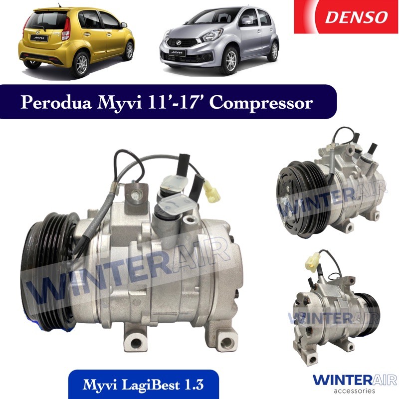 Perodua Myvi Lagi Best 1.3 / 1.5 / Perodua Alza • Air Cond Compressor ...