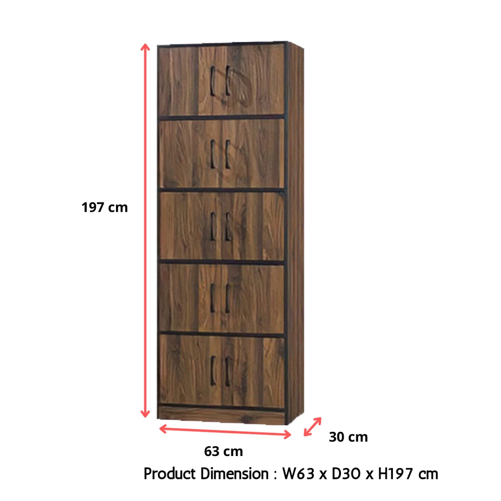 Filing Cabinet with Door Rak Buku Multipurpose File Cabinet Bookcase ...